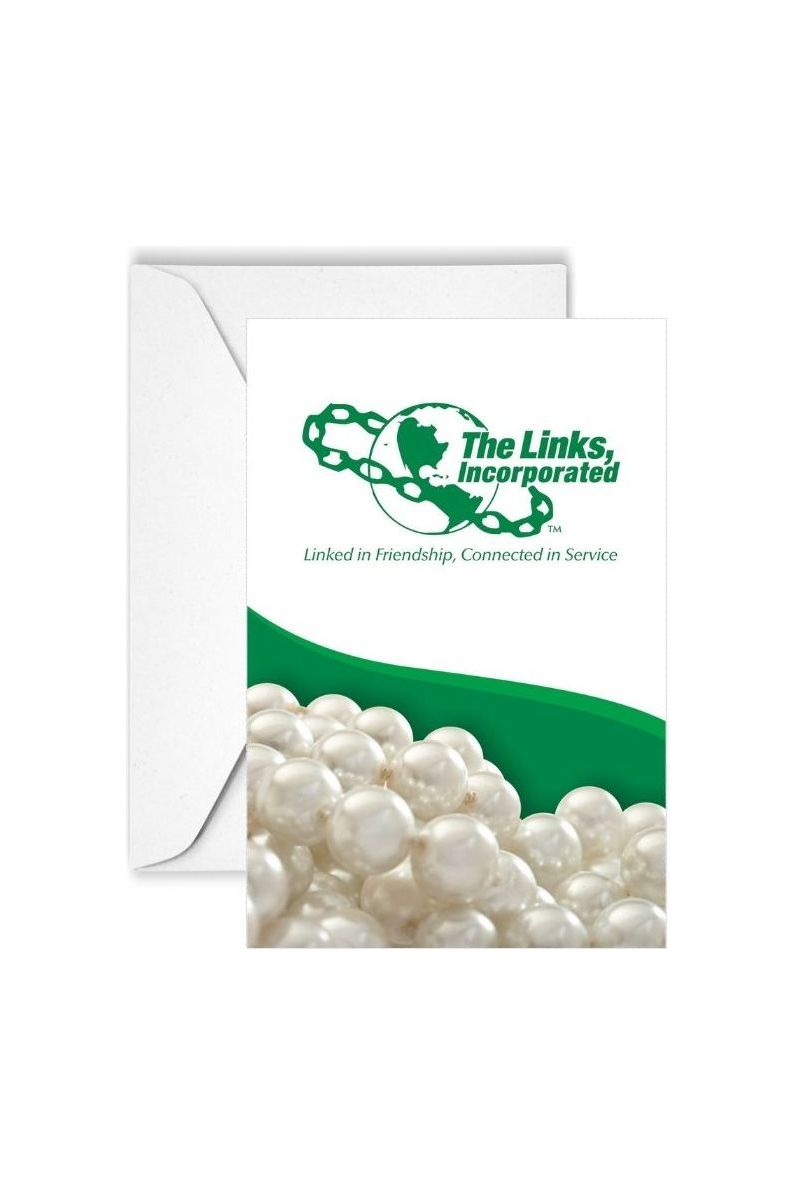 LINKS Pearl Logo Notecards – Rosa's Greek Boutique, Inc.