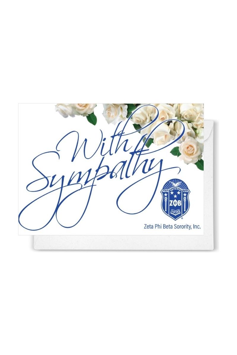 ΖΦΒ Sympathy Notecards – Rosa's Greek Boutique, Inc.