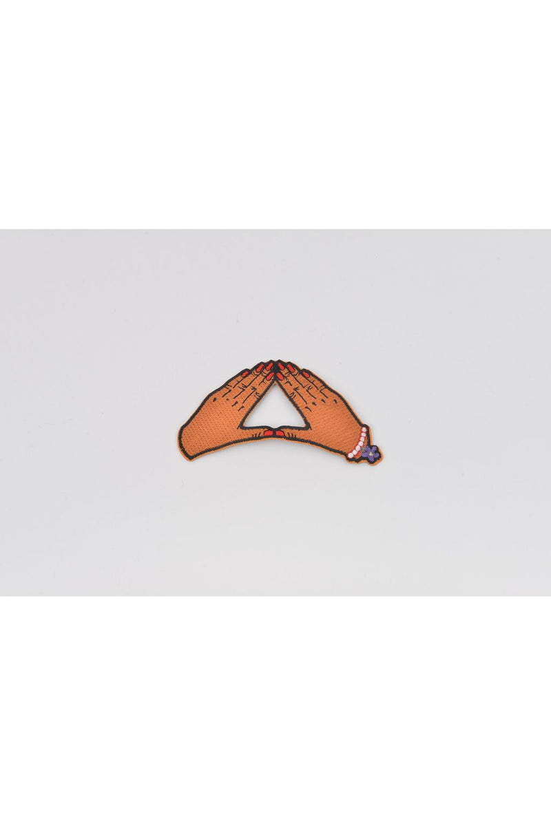ΔΣΘ Hand Symbol Patch – Rosa's Greek Boutique, Inc.