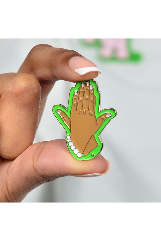 AKA Hand Symbol Lapel Pin – Rosa's Greek Boutique, Inc.