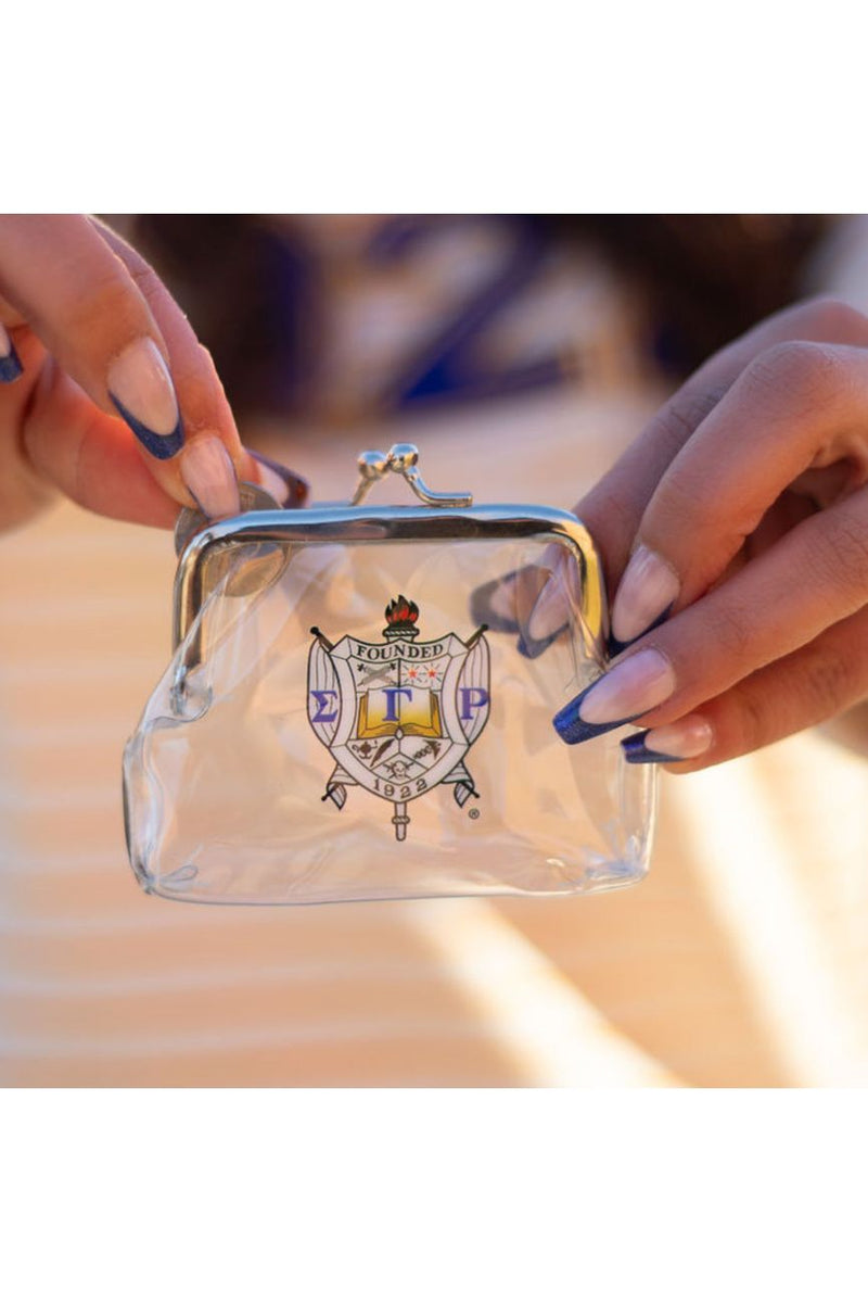 ΣΓΡ Clear Coin Purse – Rosa's Greek Boutique, Inc.