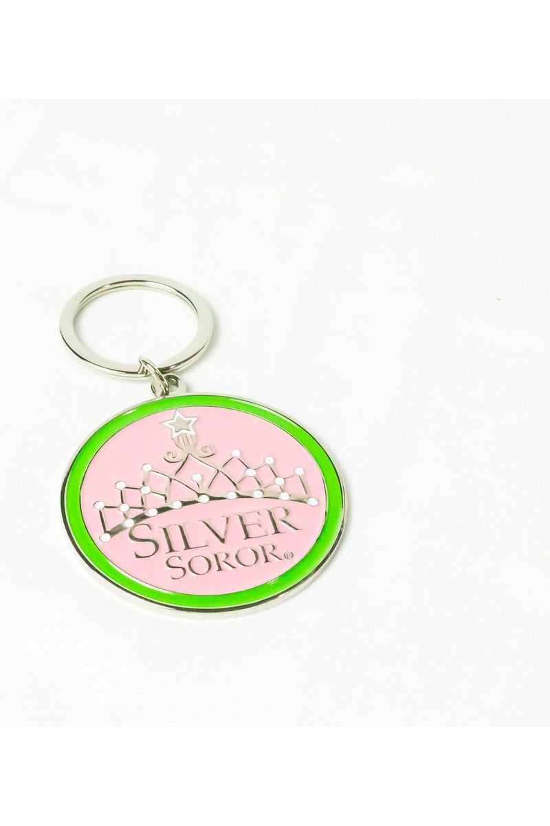 AKA Silver Soror with Crown Keychain – Rosa's Greek Boutique, Inc.