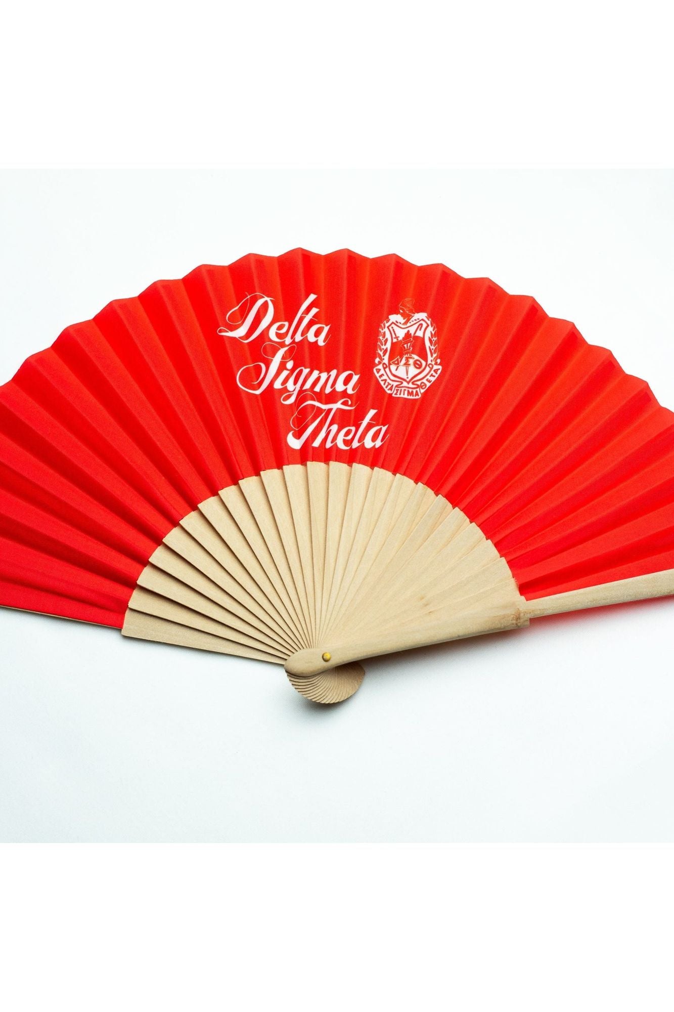 Delta Sigma Theta Bamboo Fan – Rosa's Greek Boutique, Inc.