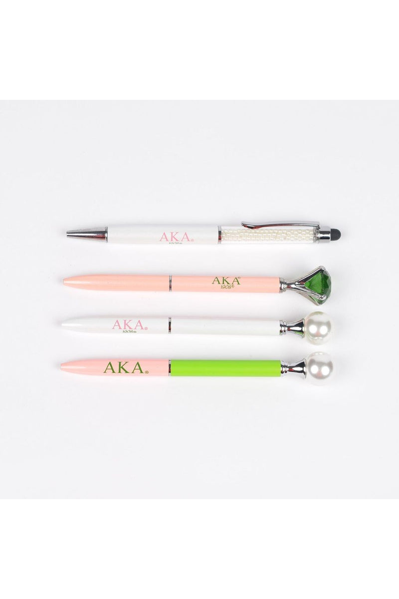 Alpha Kappa Alpha Deluxe Ink Pen Set – Rosa's Greek Boutique, Inc.