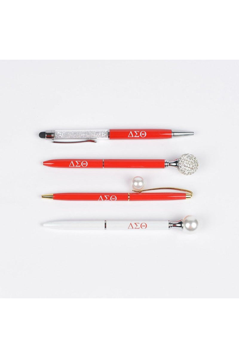 Delta Sigma Theta Deluxe Ink Pen Set – Rosa's Greek Boutique, Inc.